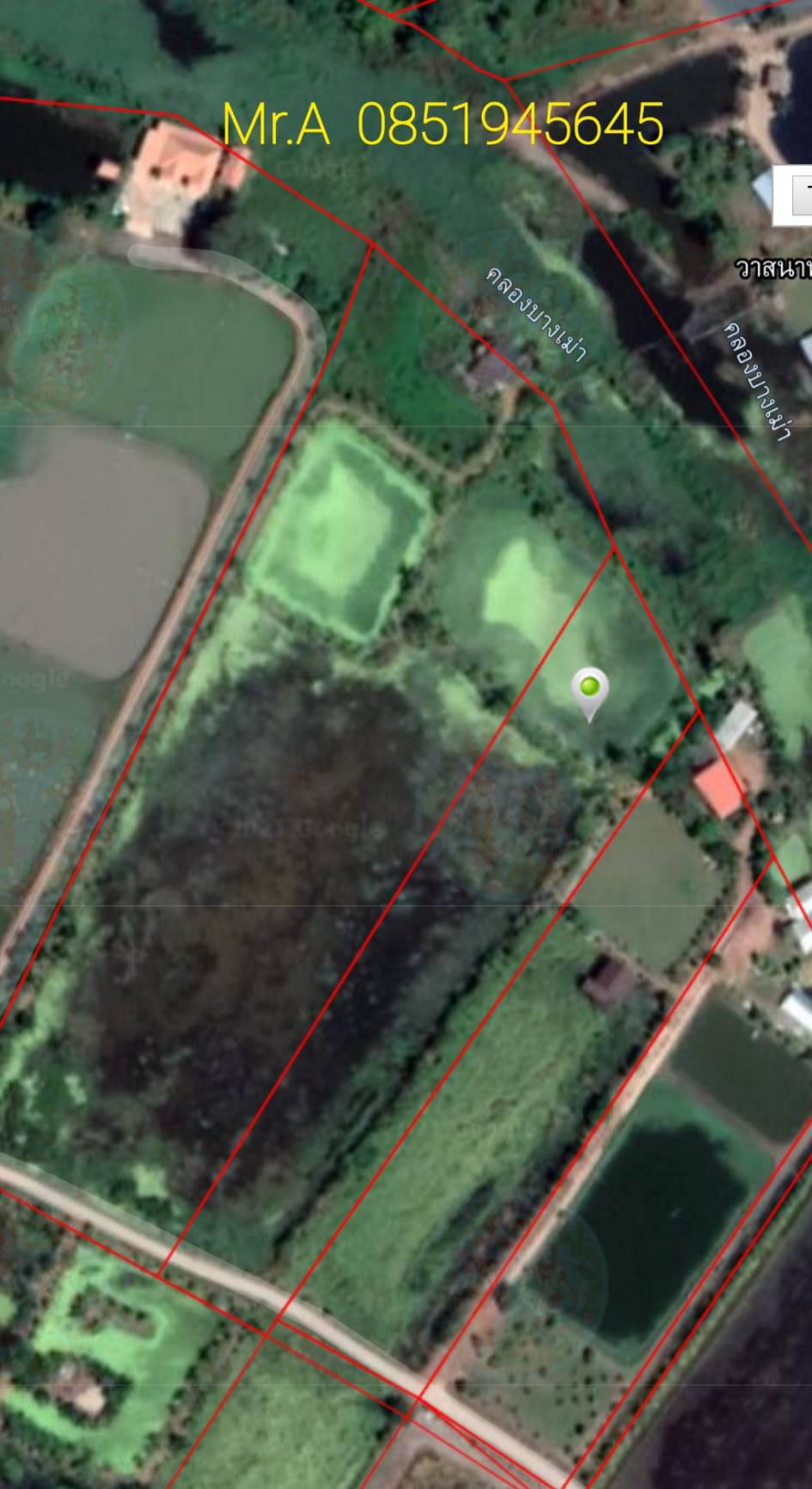 ขายที่นา6-3-3ไร่ ตรว.ละ1,000บ.หน้าติดถนนสาธารณะ หลังติดคลองบางเม่า ต. ...