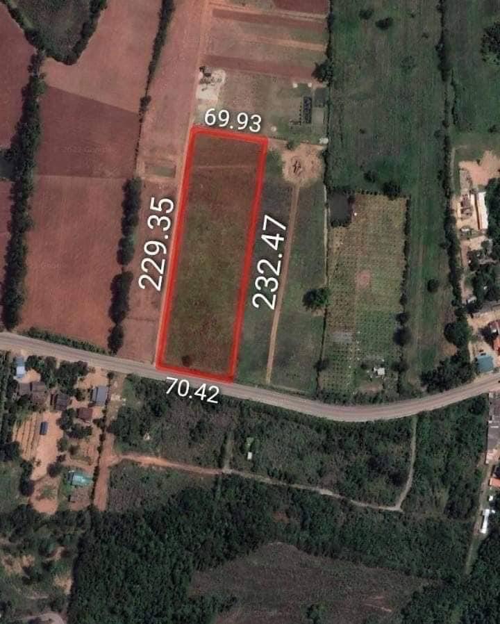 R624-088 ขายที่ดินต.โป่งตาลอง อ.ปากช่อง จ.นครราชสีมา หน้ากว้างประมาณ 70 ...