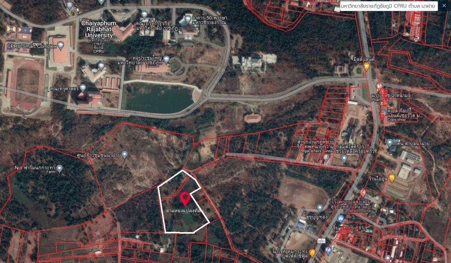 ด่วน!! ขายที่ดินติดราชภัฏชัยภูมิ ใกล้แหล่งชุมชน หลังโรงเรียนนาฝาย ติด ...